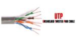 Difference between UTP STP Coaxial and Fiber Optic Cable in tabular ...